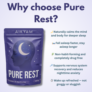 Aikyam Pure Rest | 250g | 30 Servings – The Apex Human